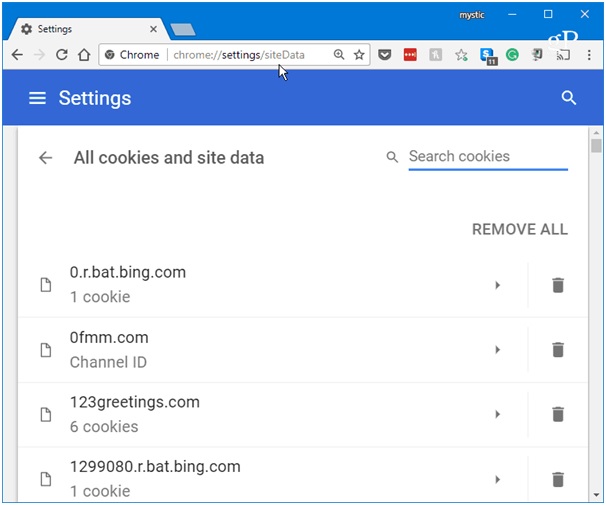 How to Remove Cookies in Chrome – Windows