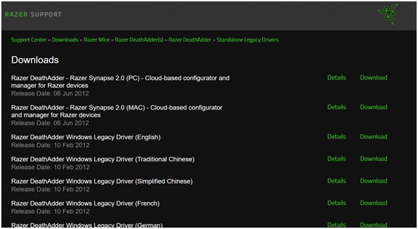 How to Update Razer Deathadder Driver on Windows 10