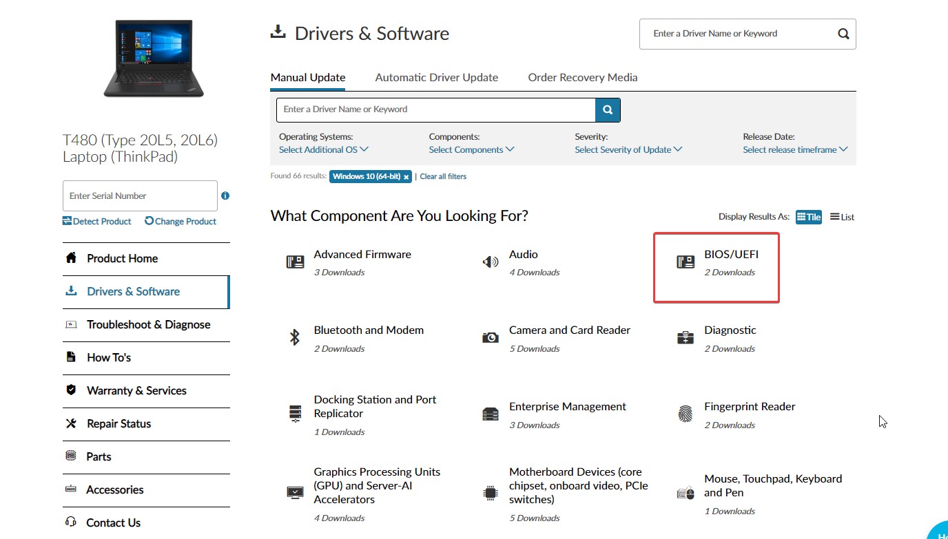 How to Update Lenovo T14, T410, T480 BIOS Update in Windows