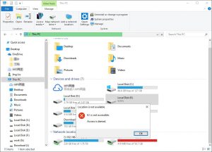 How To fix Drive is not Accessible “Access is Denied” Error in PC