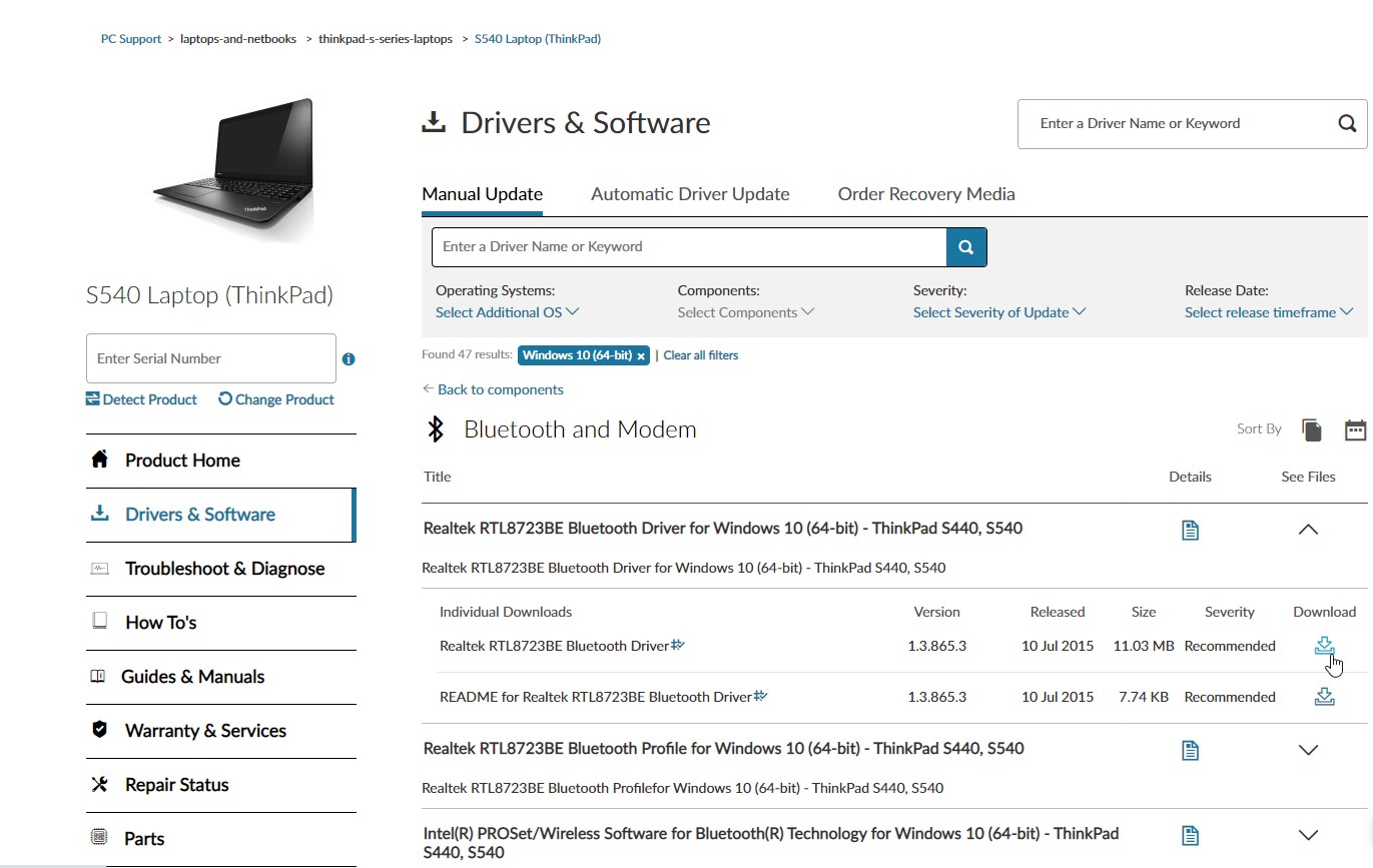 How to Download and Update Lenovo IdeaPad S340 & S540 Driver