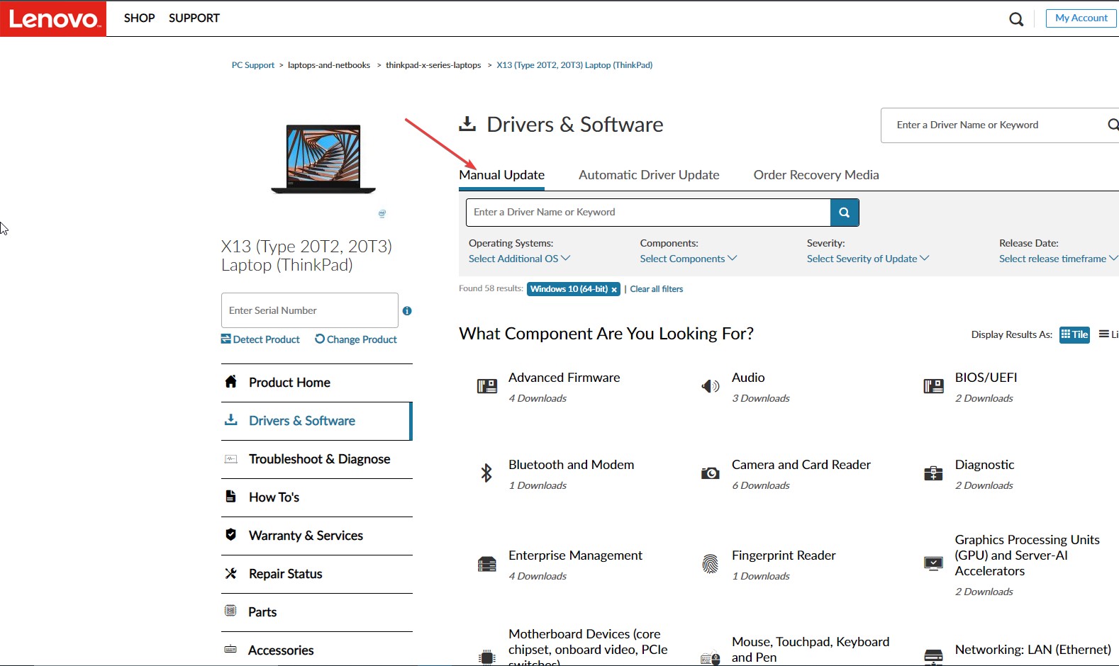 How To Download Lenovo ThinkPad X13 Drivers