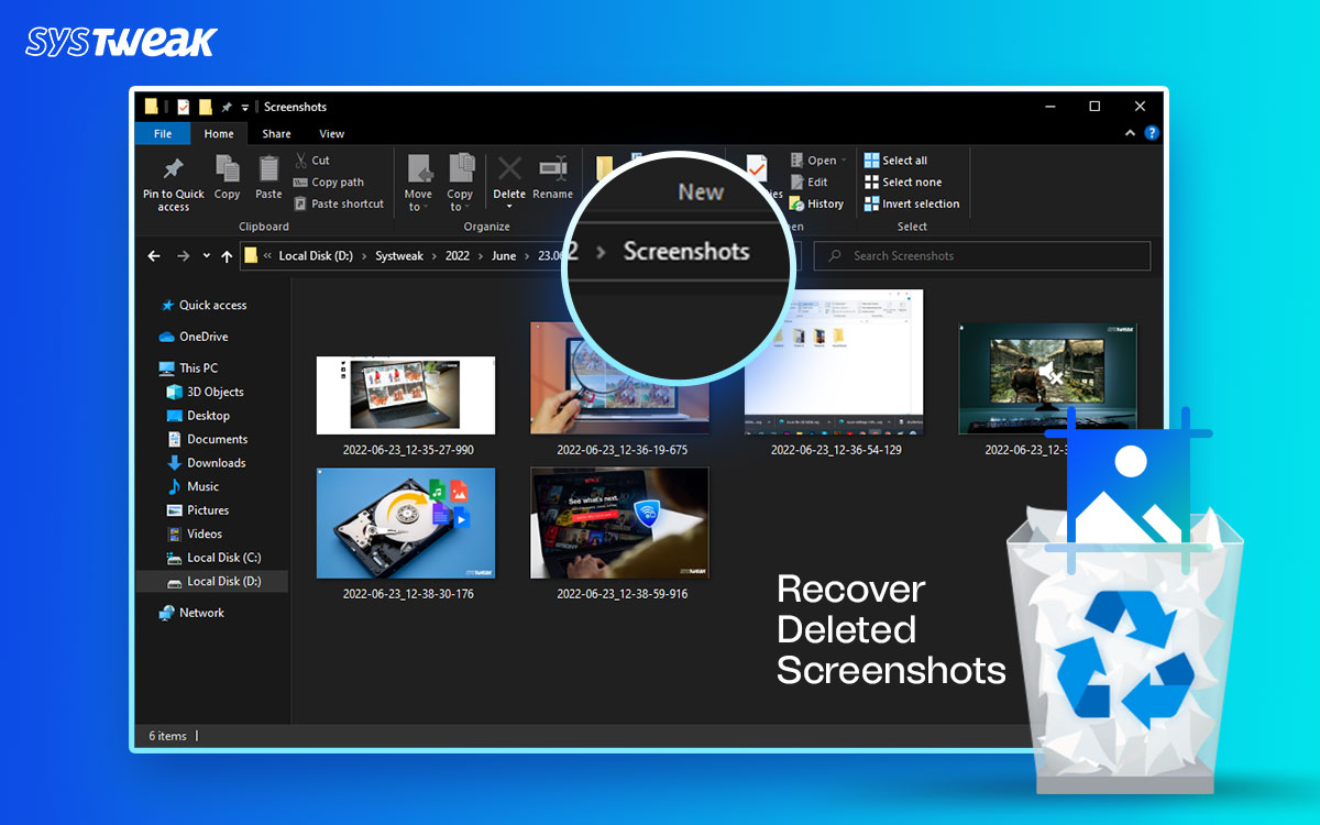 How to Recover Deleted Screenshots on Windows
