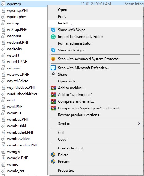 How o Fix MTP USB Device Driver Failed Problem for Windows