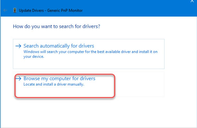 How To Solve Generic Non-PnP Monitor Driver Issues