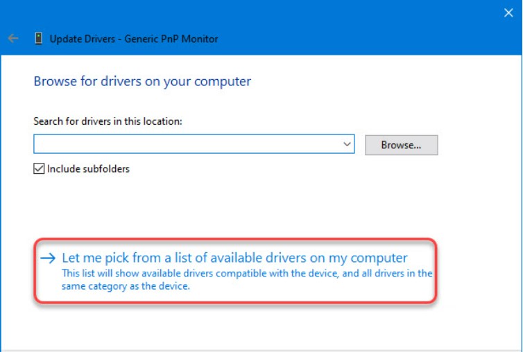 How To Solve Generic Non-PnP Monitor Driver Issues