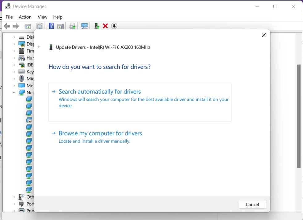 How To Fix Windows Could Not Find a Driver For Network Adapter
