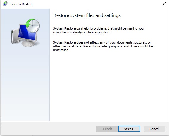 How to Restore System Files on Windows 10