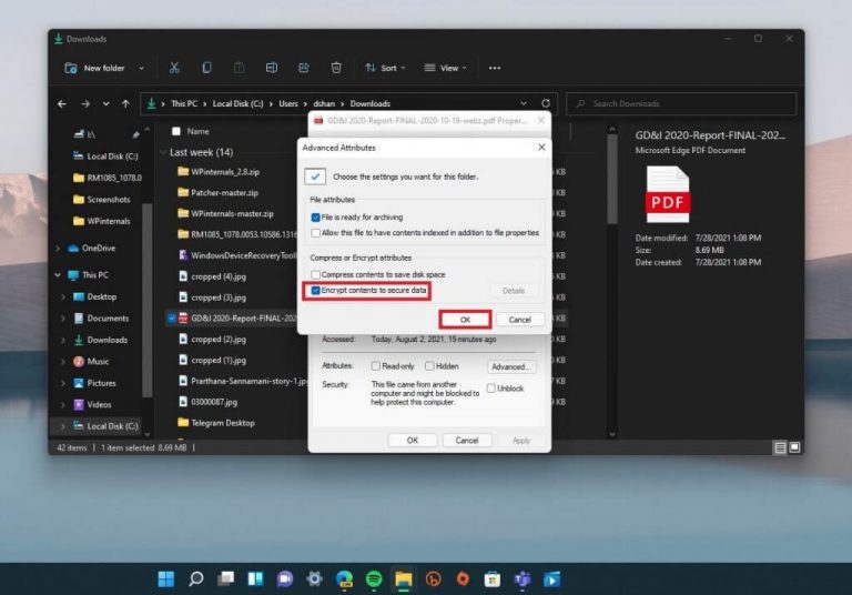 How to Password Protect Files on Windows 11