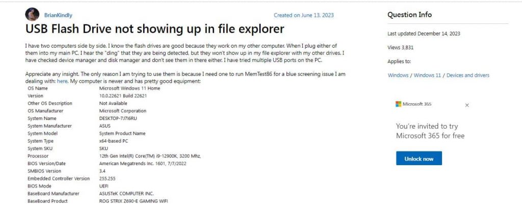 Fixed - USB Drive Not Showing Up - Windows 11/10
