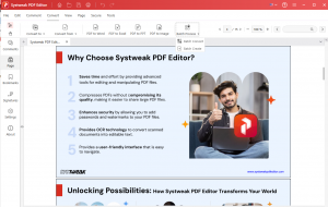 Systweak PDF Editor Review: Alternative of Acrobat