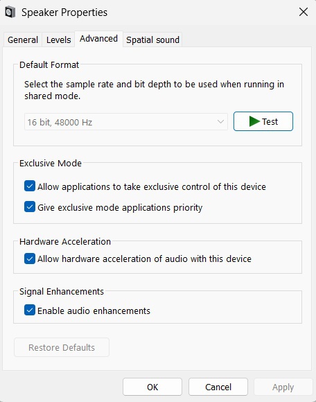 Fix Speaker Buzzing/Humming Sounds on a Windows PC