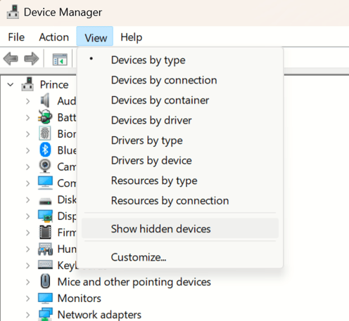 Camera Not Showing in Device Manager - FIXED!