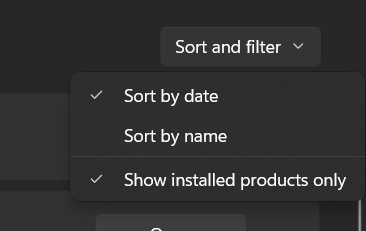 Remove Apps from "My Libraries" in Windows Store