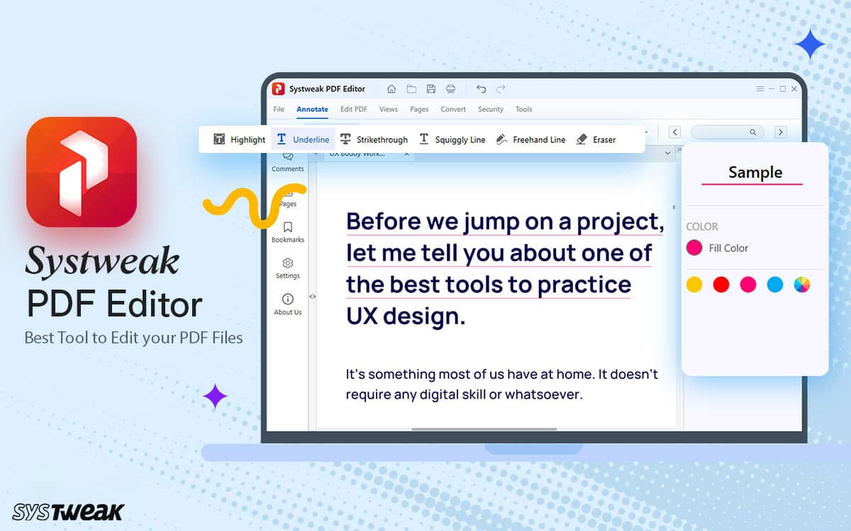 Systweak Software Launches "Systweak PDF Editor" For Windows