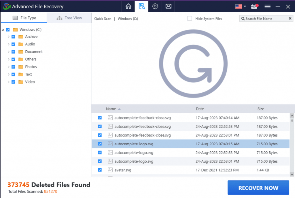 Review - Advanced File Recovery: The Easiest Way to Recover Files