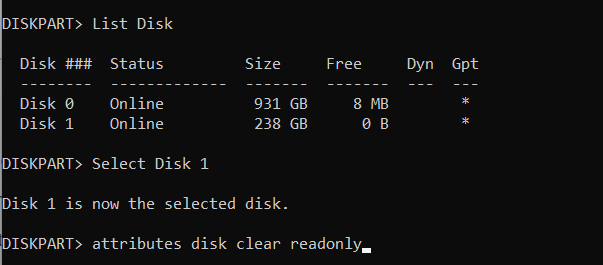 How to Access a Disk that is Write Protected