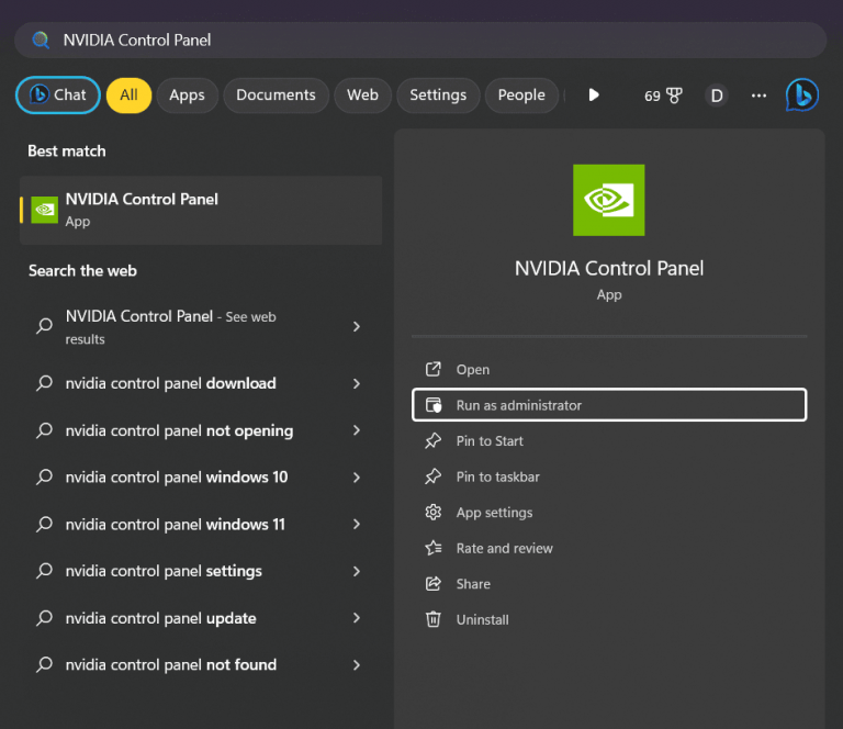 Fix NVIDIA Control Panel Crashing/Not Opening
