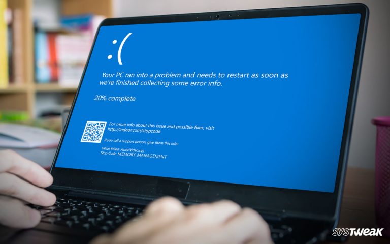 Memory Management Blue Screen : How to Fix This Error