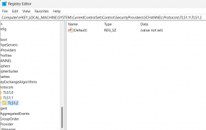 TLS is Not Showing in the Registry - Here's What to Do