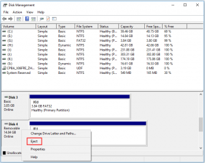 Problem Ejecting USB Mass Storage Device on Windows - [Solved]