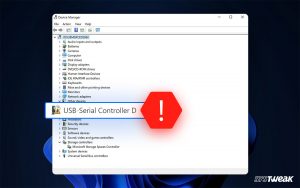 How to Update USB-Serial Controller D Driver