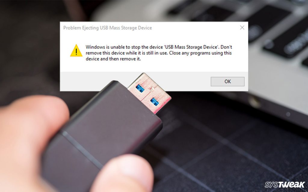 Problem Ejecting Usb Mass Storage Device On Windows Solved