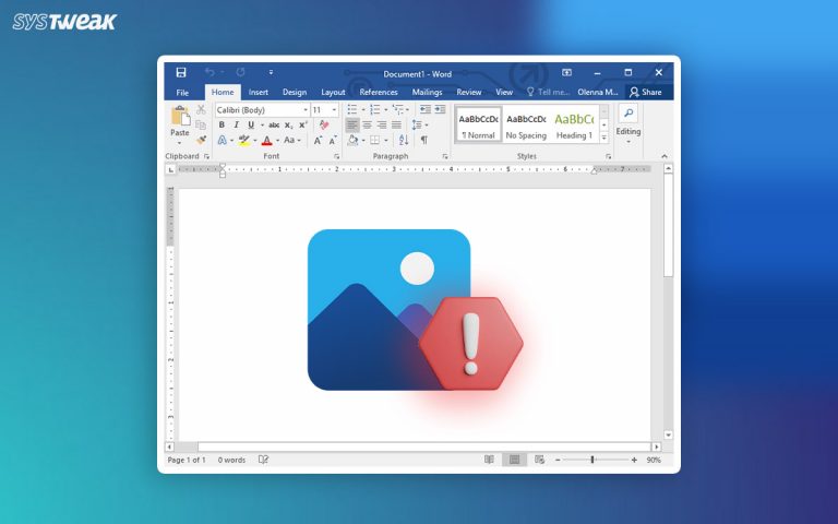 MS Word Not Displaying Images - Causes & Fixes