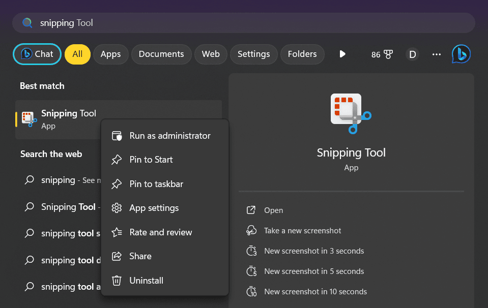 How to fix Snipping Tool Recording Stopped Error