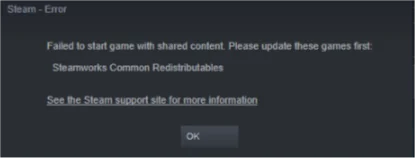 Best Ways To Fix Steamworks Common Redistributables Error