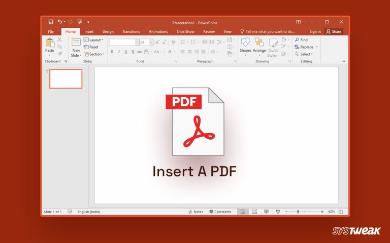 Full Guide To Insert A PDF Into PowerPoint Presentation