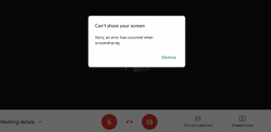 How to Fix Google Meet Screen Sharing not Working