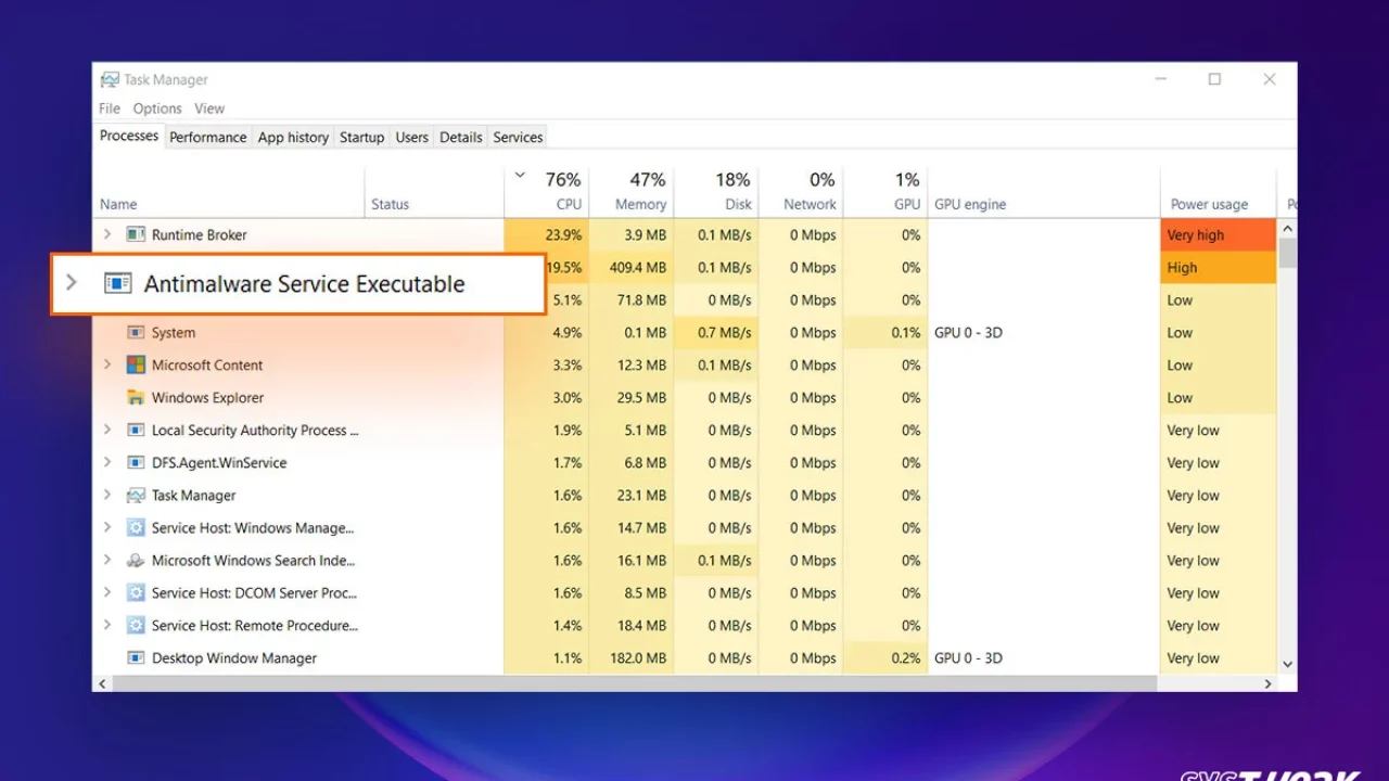 Fixed Antimalware Service Executable High Cpu Usage 6 Manieren Om Een