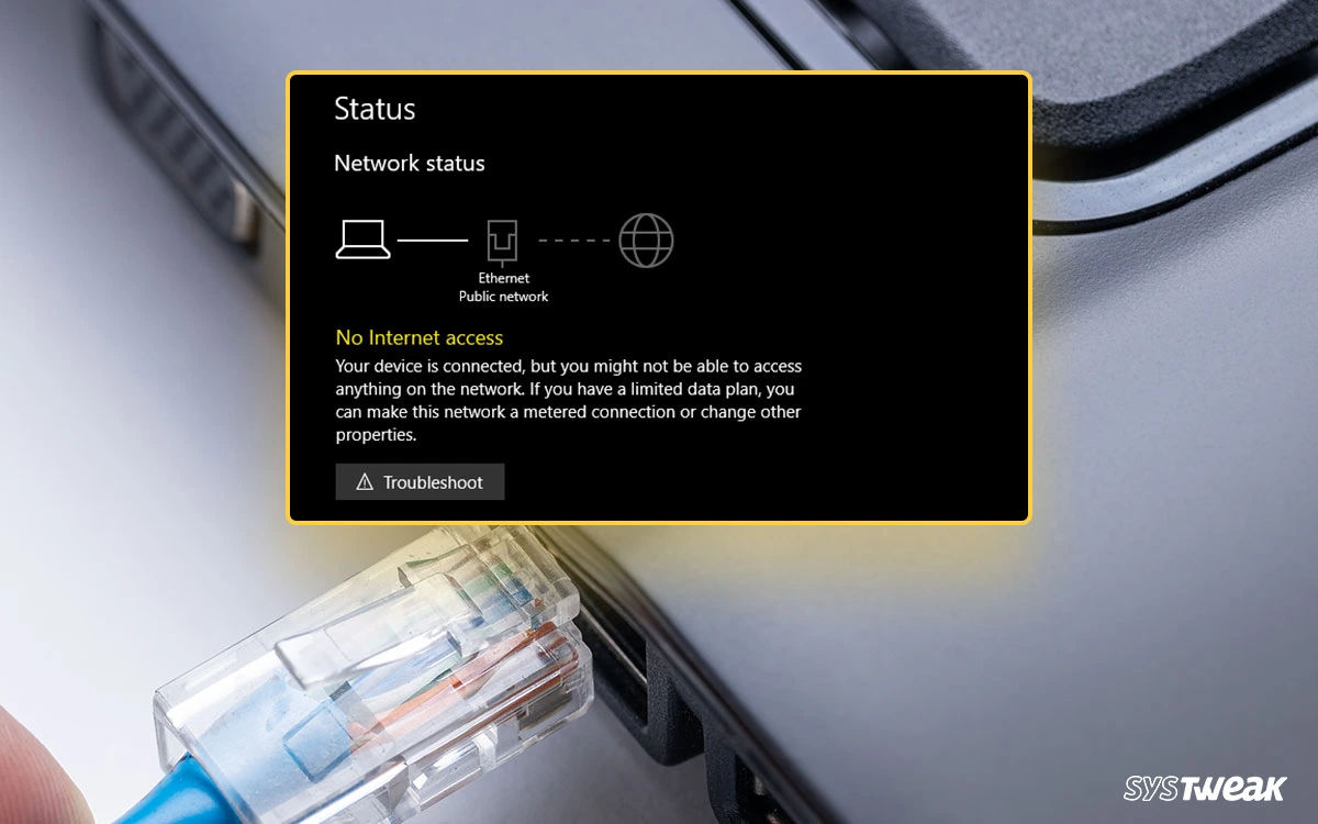 How To Fix Ethernet Cable Connected But No Internet Issues