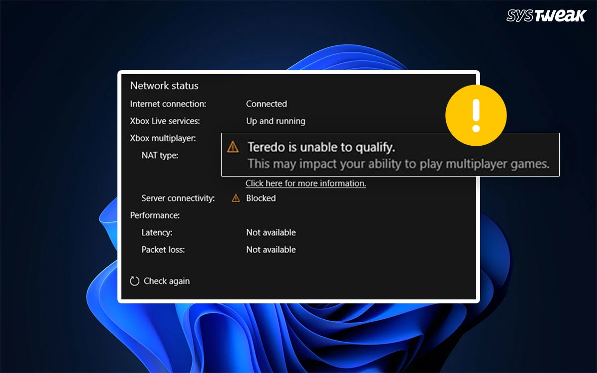 Fix Teredo Is Unable To Qualify ( Unable to Playing Games Online )