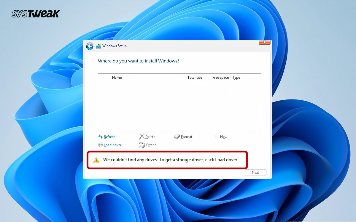 How to Fix No Drives Found Error During Windows Installation